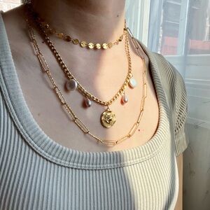 Jewelry | Stunning Three Layers Gold Chain Necklace Sets | Poshmark